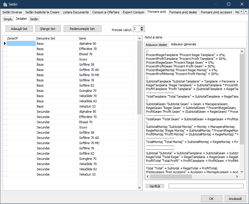 WinArhi > Fereastra principala > Oferte si Comenzi deschise > Meniu ...